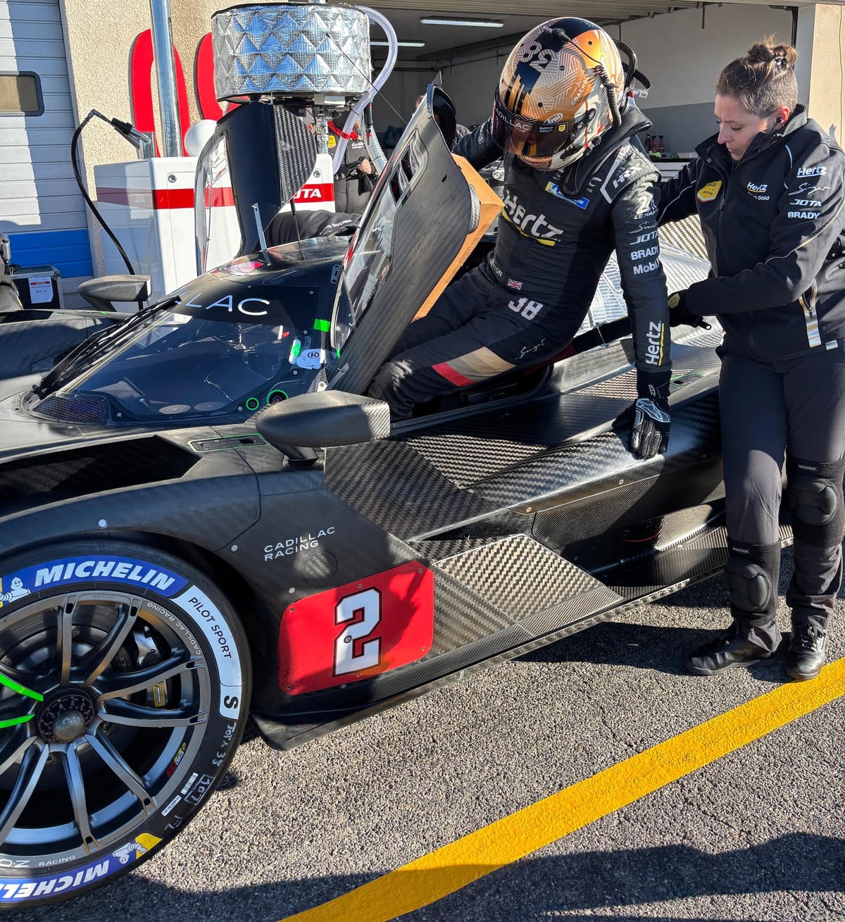 JOTA has initial taste of Cadillac machinery at Paul Ricard